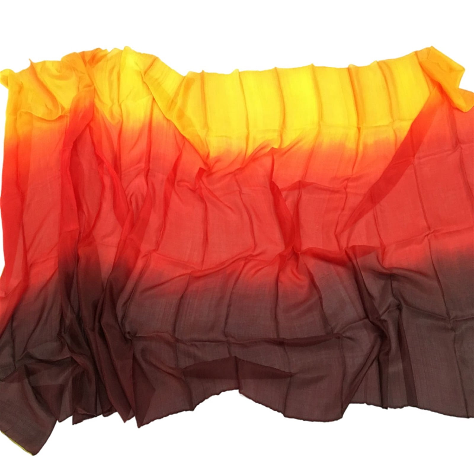 Belly Dance Silk Veils Scarf Gradual Colors Belly Dancing Hand Scarves ...