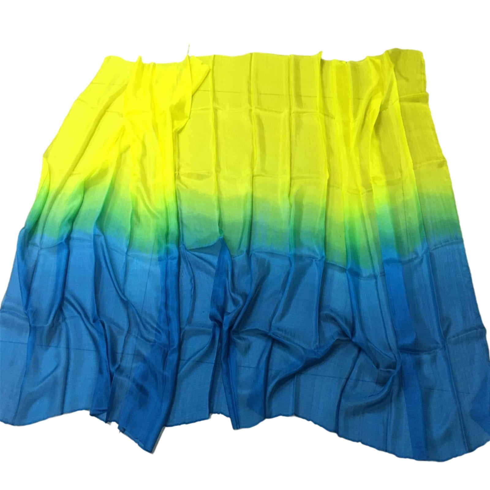 Belly Dance Silk Veils Scarf Gradual Colors Belly Dancing Hand Scarves ...