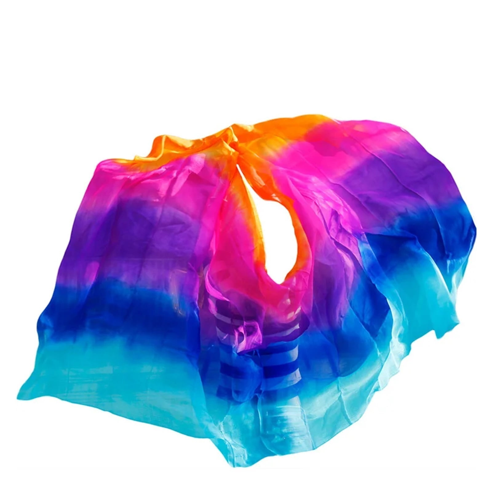 Belly Dance Veil Silk Belly Dance Veil Stage Performance Props Hand ...
