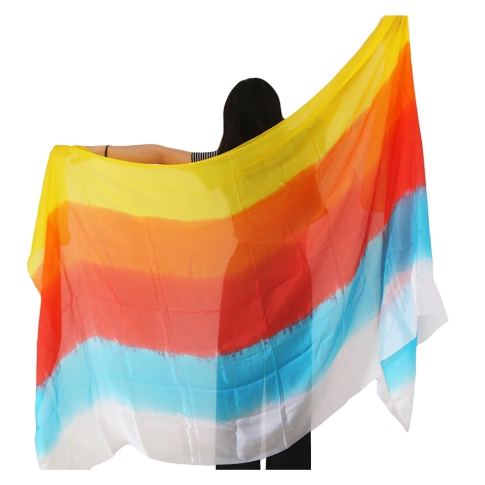 Belly Dance Veil Silk Belly Dance Veil Stage Performance Props Hand ...
