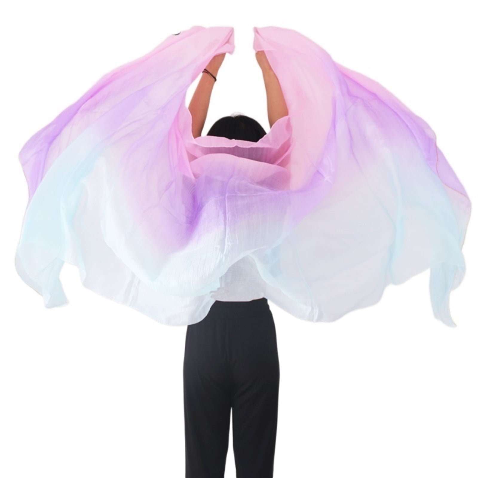 Belly Dance Veils Silk Veils Handmade Gradual Color Veils Plus Sizes ...