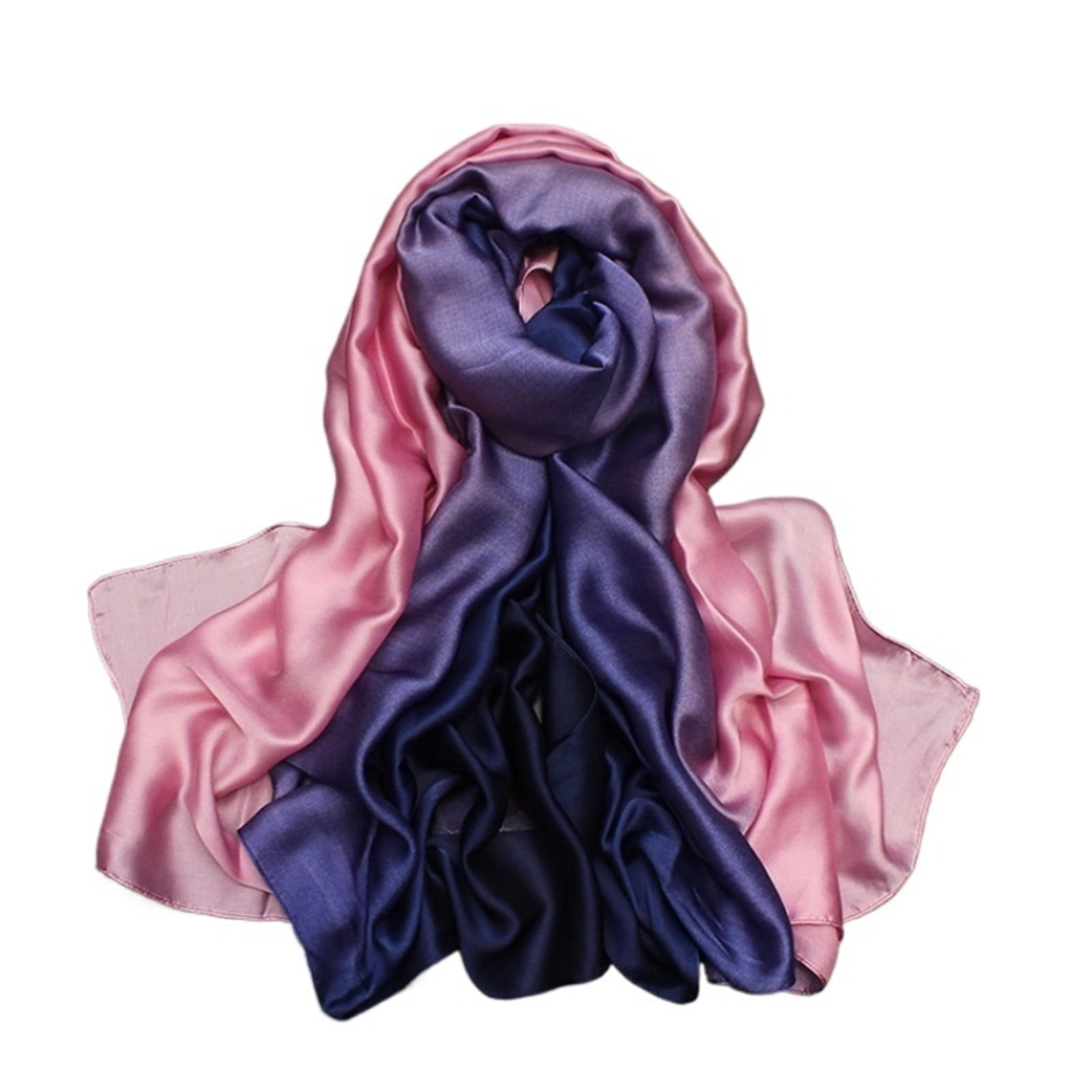 Belly Dance Waving Veil Gradient Imitation Silk Scarf Shawl Women ...