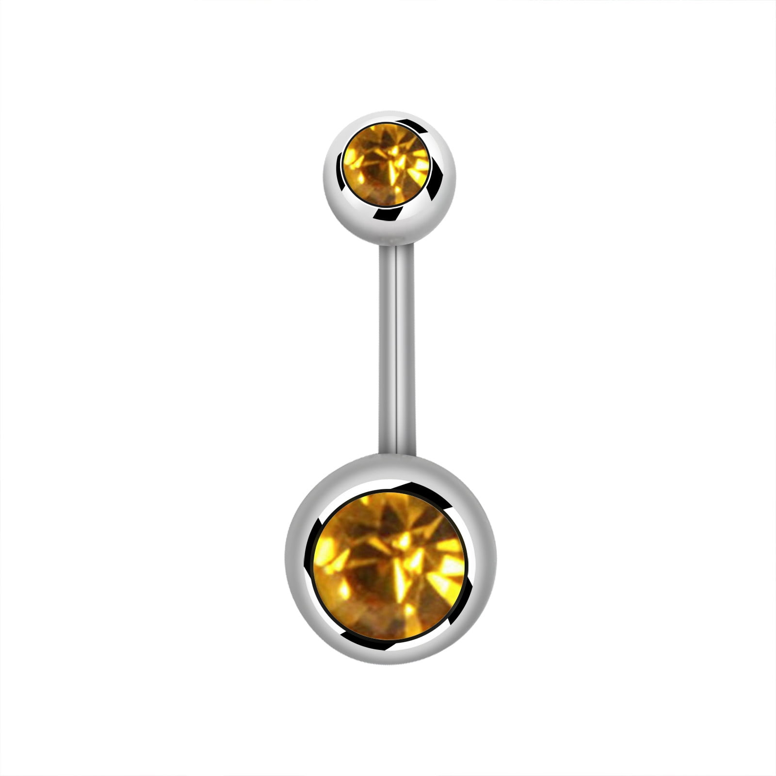 Belly Ring Piercing Body Button Colors Jewelry Steel For Women Assorted ...