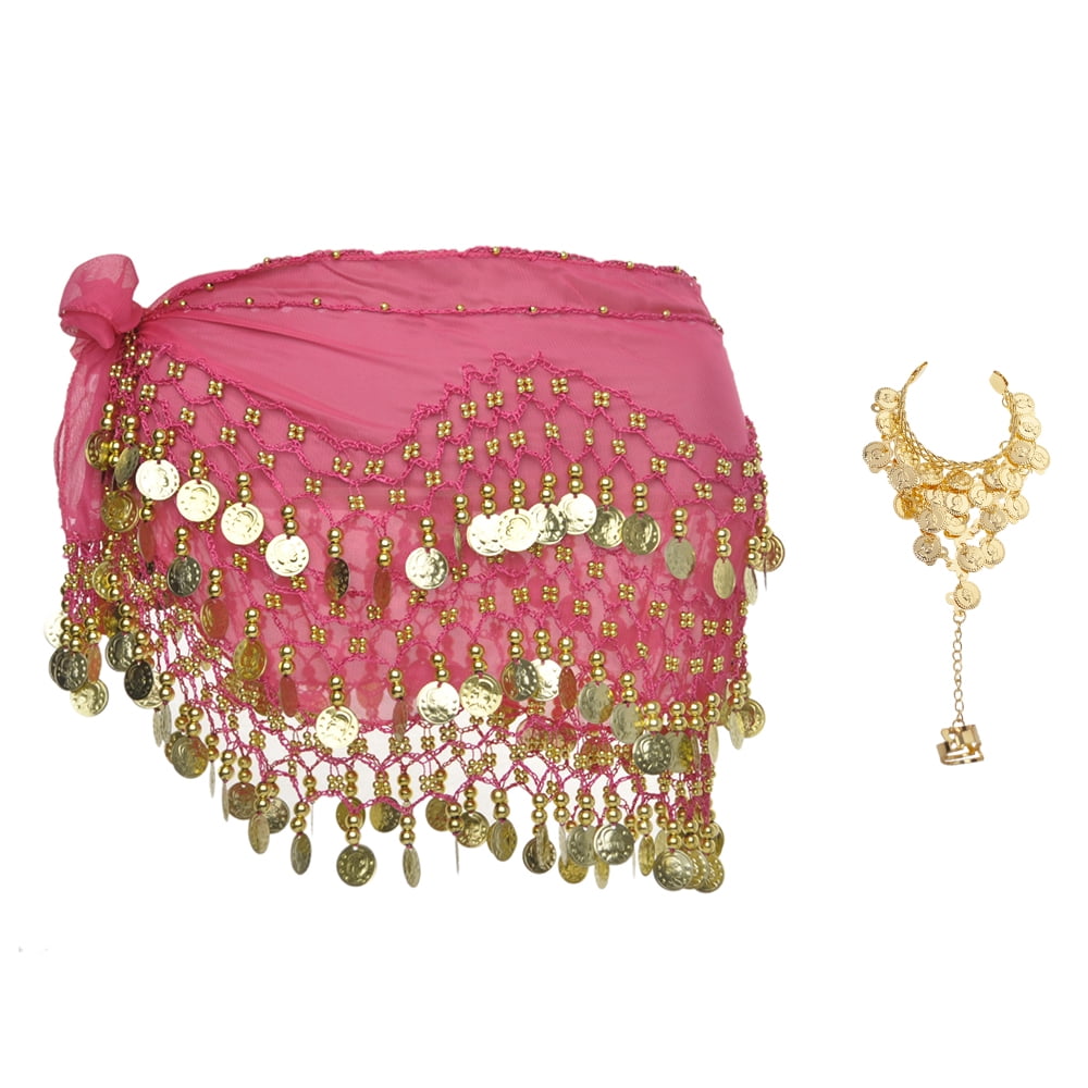 Bellylady Gold Coins Belly Dance Hip Scarf, Wholesale Dance Belt ...
