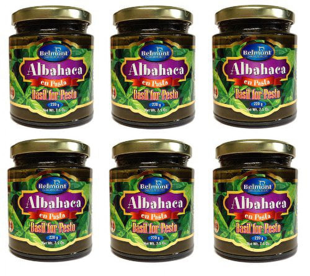 Belmont Albahaca en Pasta 8 oz - Basil Paste for Pesto - 6 pack ...