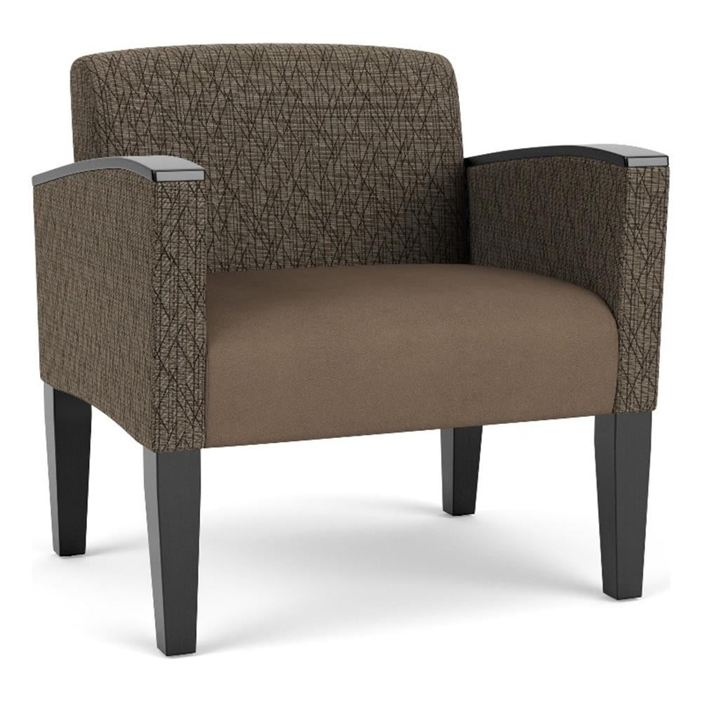 Belmont Lounge Reception Oversize Guest Chair / Black Steel Legs ...