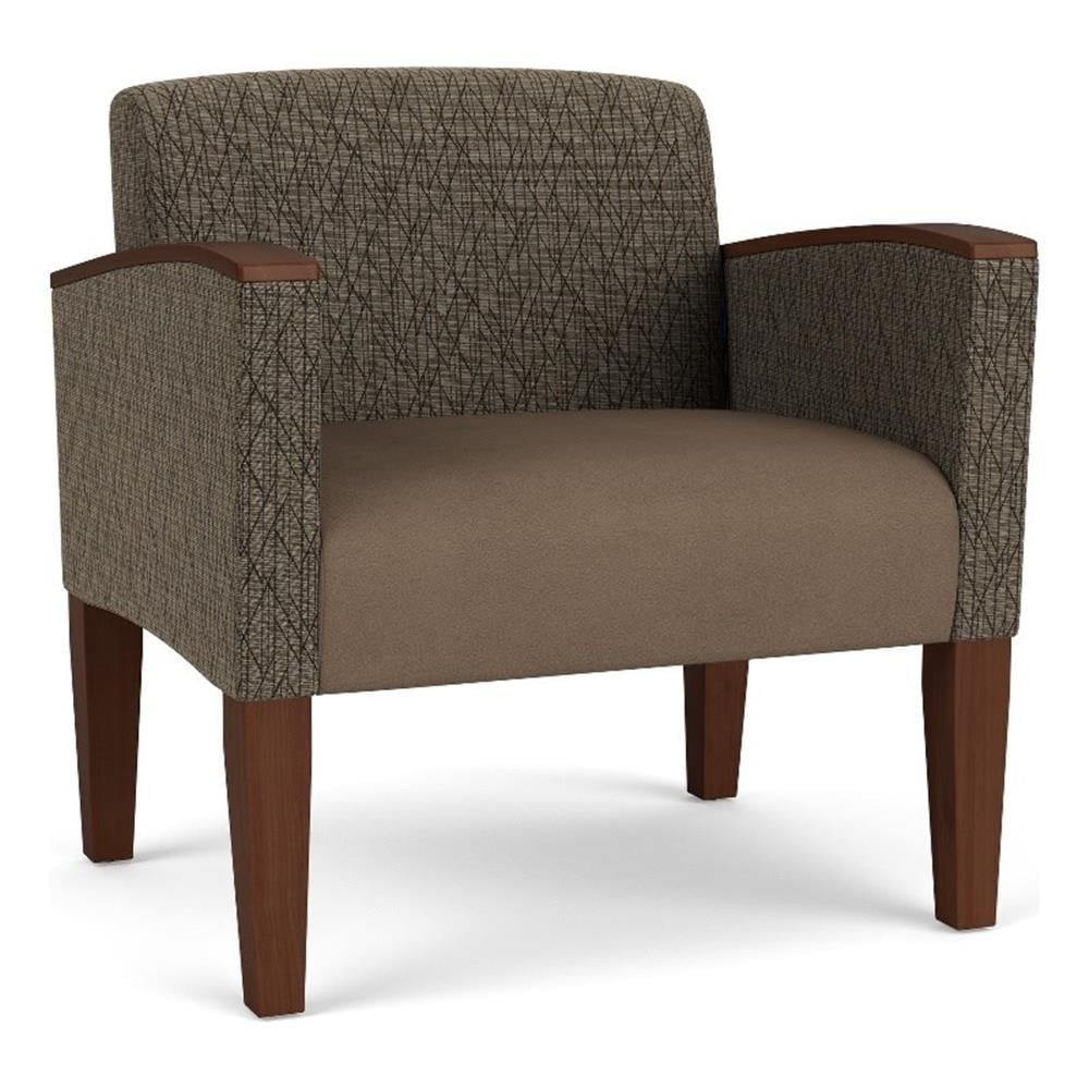 Belmont Lounge Reception Oversize Guest Chair / Walnut Wood Legs ...