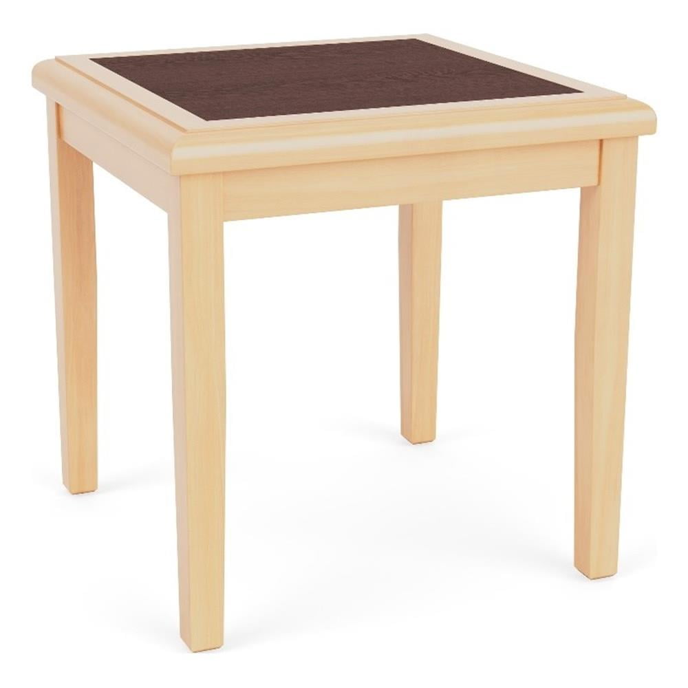 Belmont Lounge Reception Waiting Room HPL Top End Table / Natural Wood ...