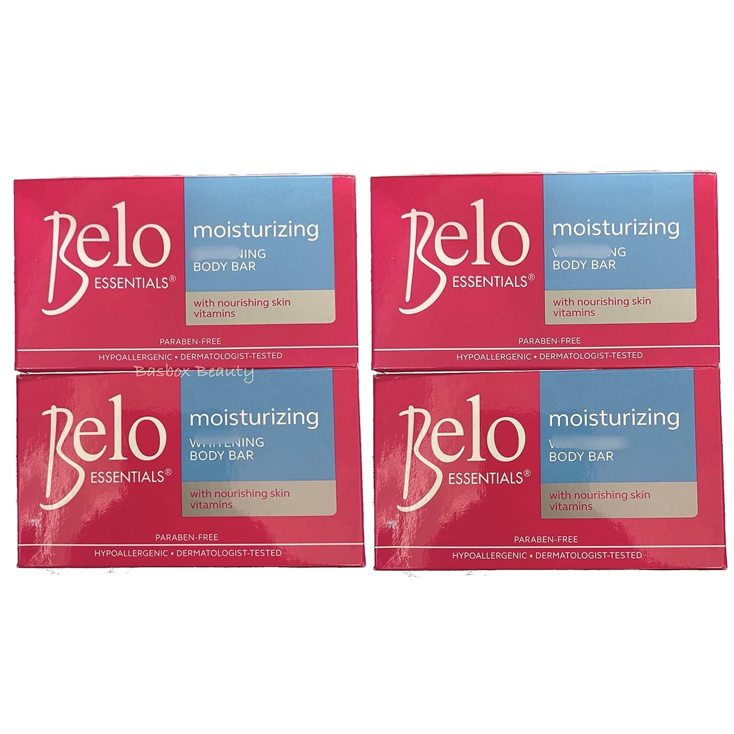 Belo Essentials Moisturizing Whitening Body Bar, 135g x 4 Bars - Walmart.com