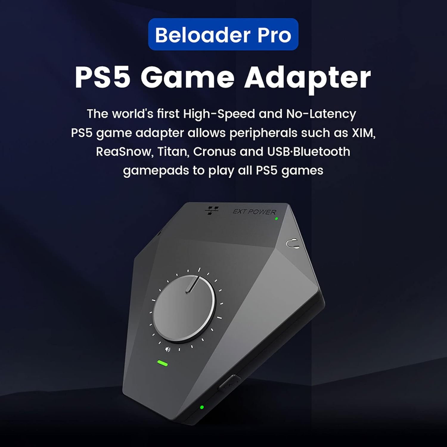 Beloader Pro Games Controller Keyboard Mouse Converter Wireless Gamepad ...