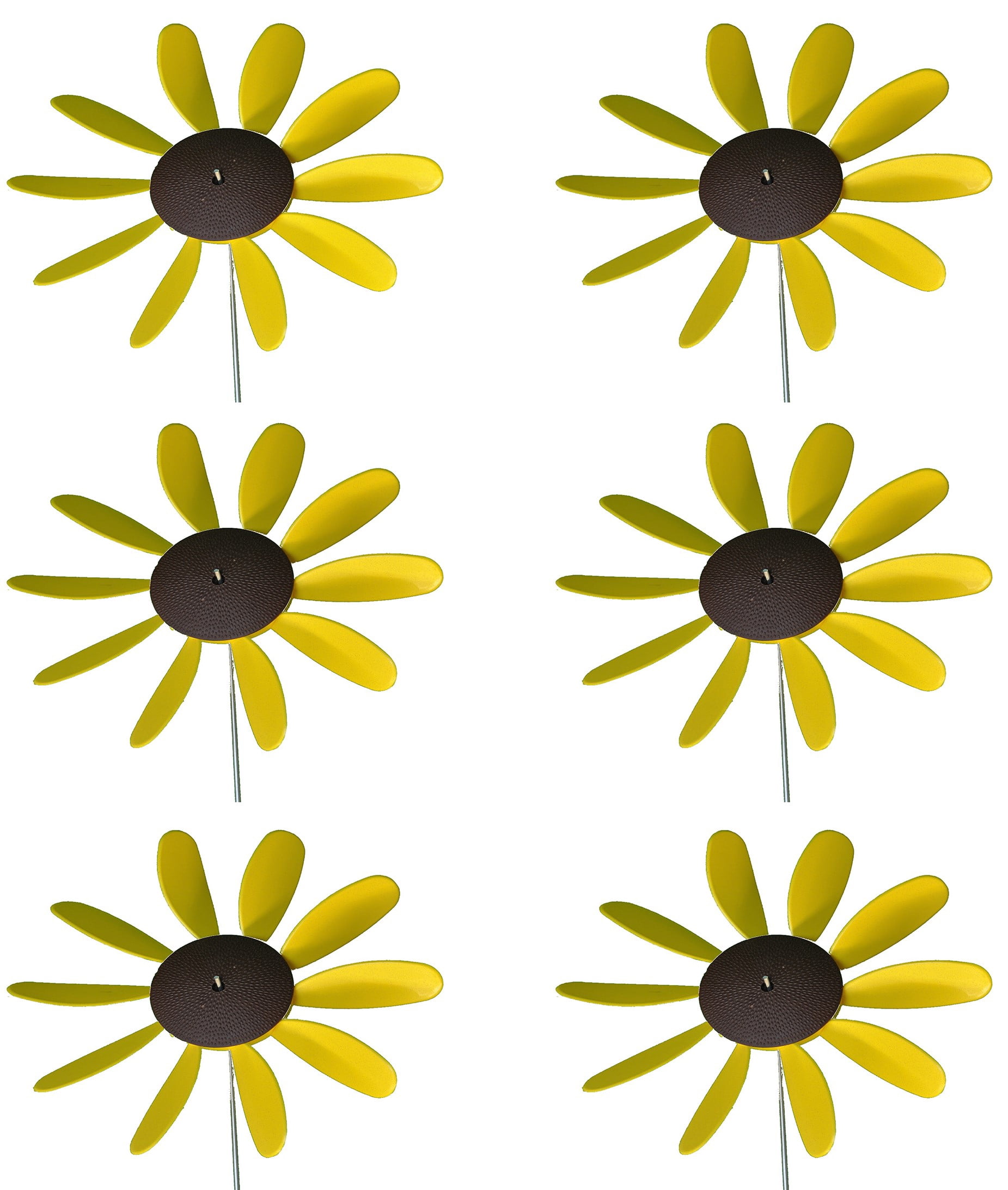 Beloit Plastics Large Outdoor Sunflower 12" Diameter (6 Pack) - 24 ...