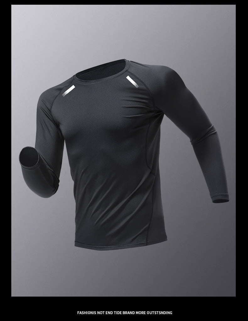 Belong To Young |Running Quick Dry Clothes Long Sleeve T-shirt men's ...