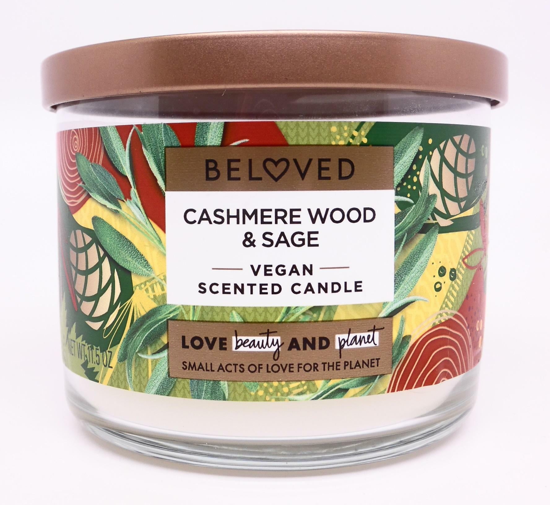 Beloved Cashmere Wood and Sage 2-Wick Candle, 11.5oz, Scented ...