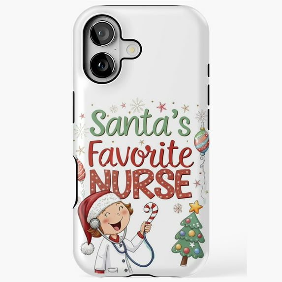 Beloved Nurse Holiday Cheer Festive Design iPhone 17 11 12 13 14 15 16 ...