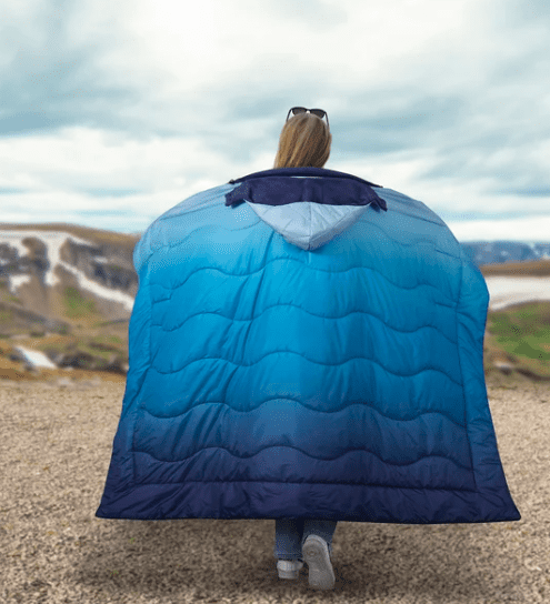 Below Zero Wearable Blanket Blue - Walmart.com