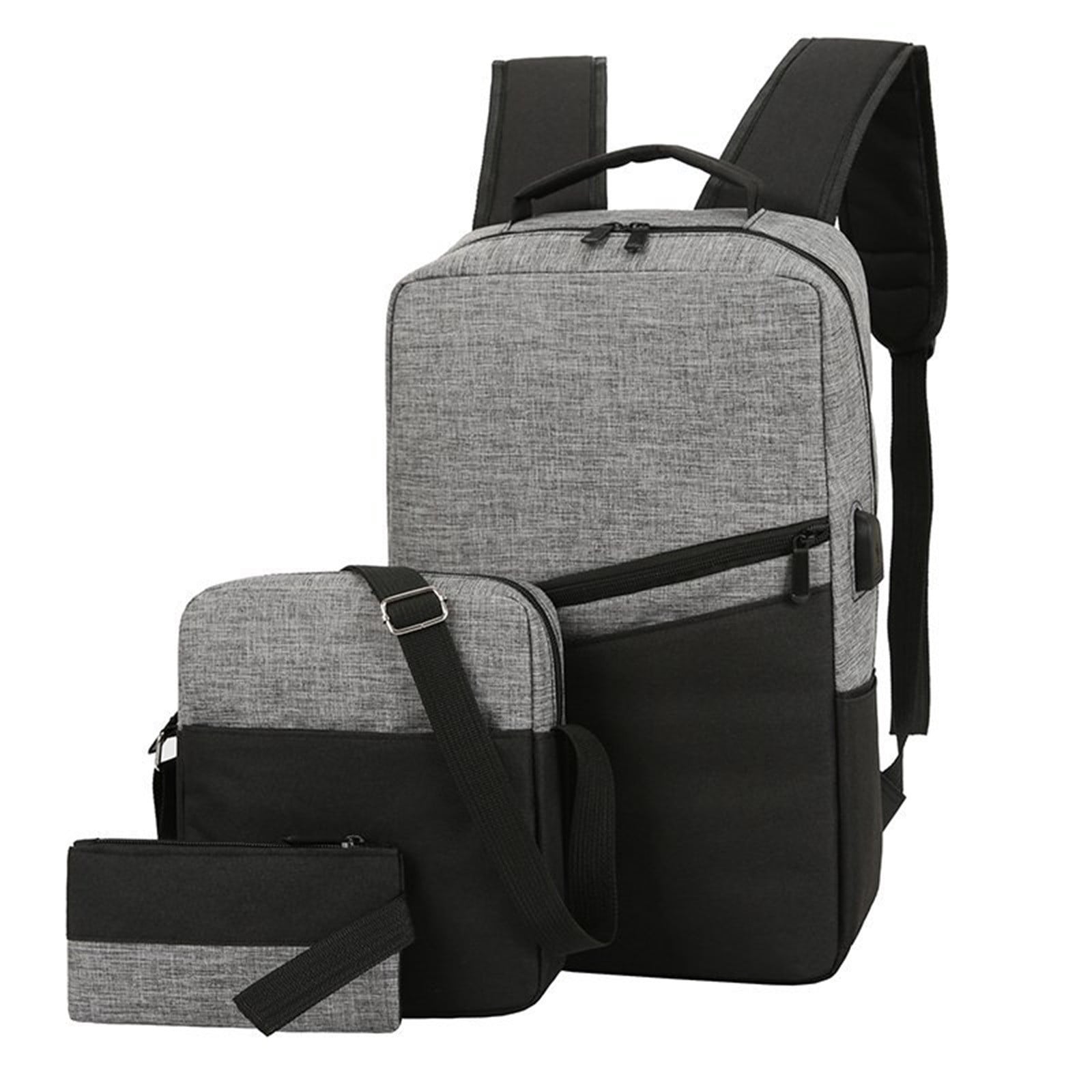 Belrova Backpack with USB Charging Lightweight Laptop Bookbag Crossbody ...