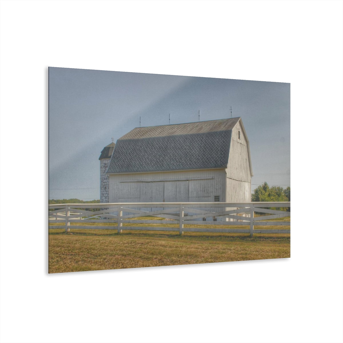 Belsay Road White| Barn Boutique Modern Farmhouse Photographic Wall Art ...