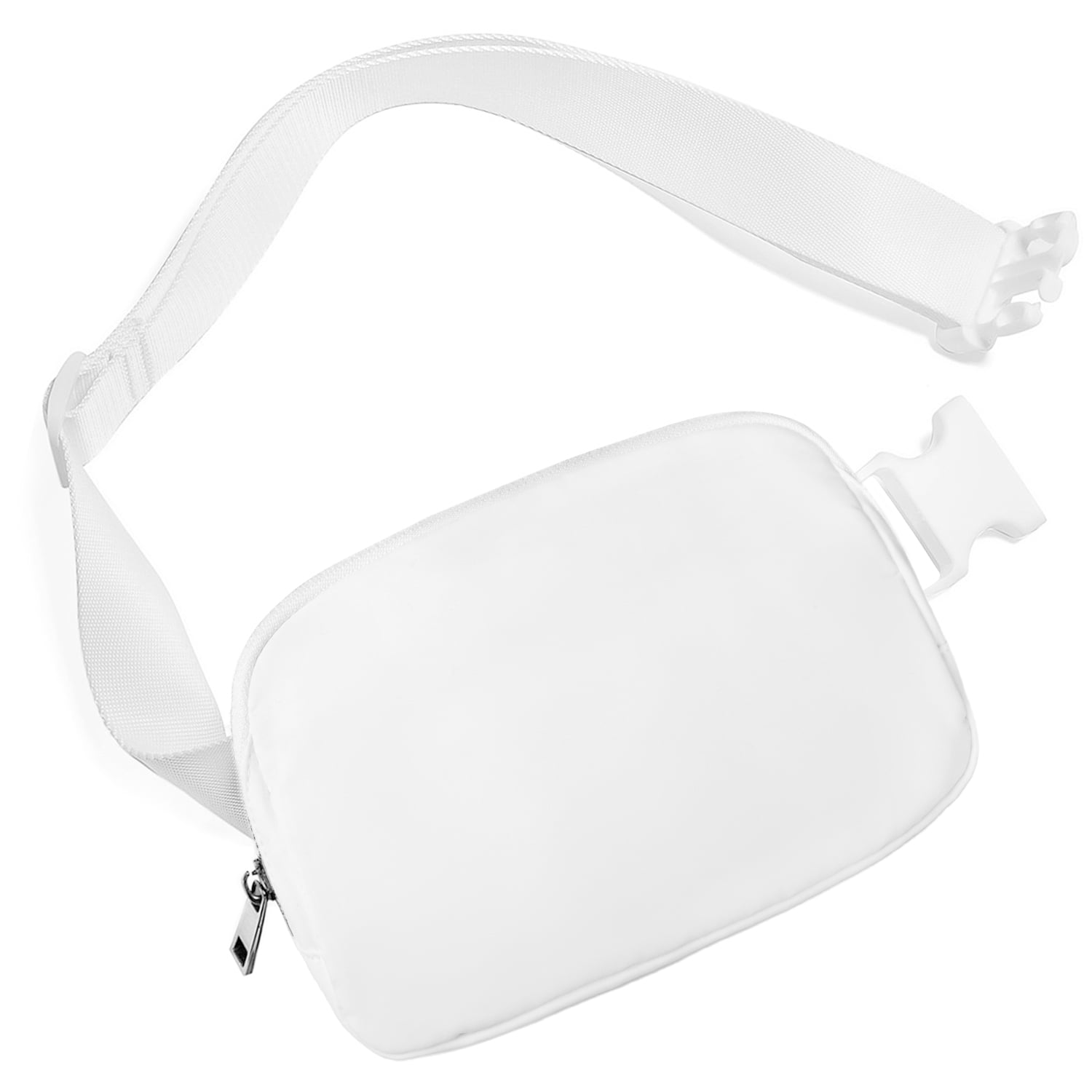 oscaurt Adjustable Strap Women's Fanny Pack, Nylon, White - Walmart.com