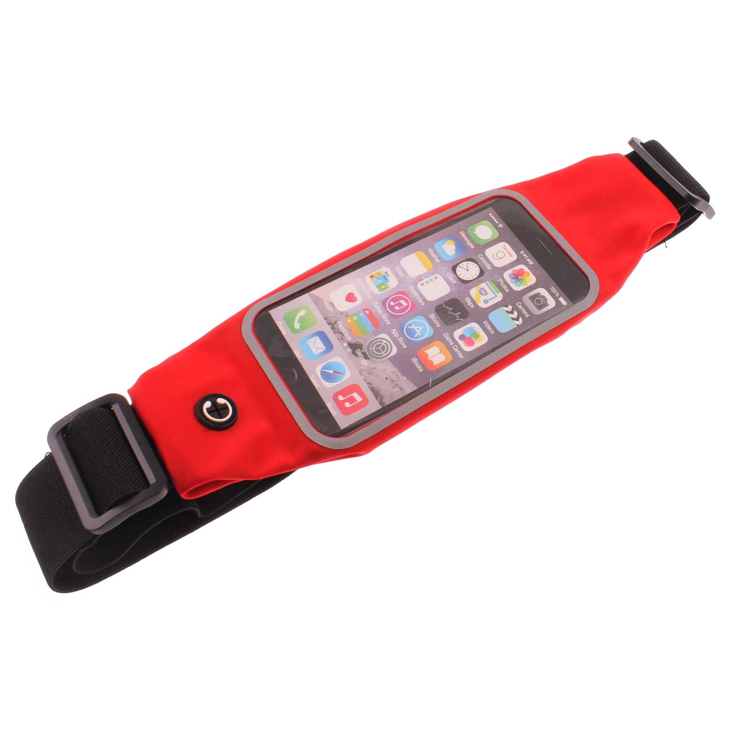 Belt Band Running Waist Bag for iPhone 16/Pro - Sports Gym Workout Case ...