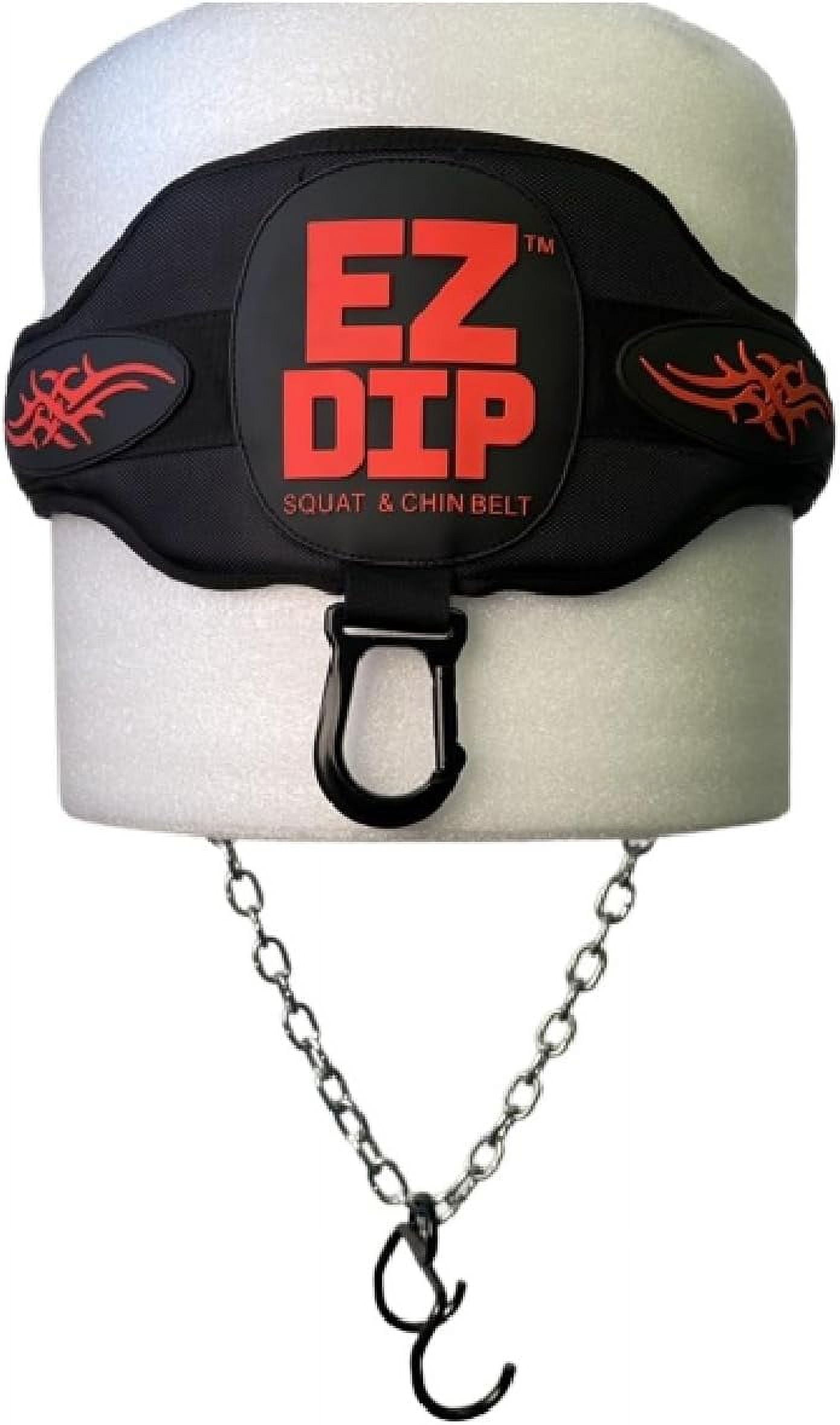 Belt with Chain, Dumbbell Hooks, Weight Plate Pin - Belt Squat Belt ...