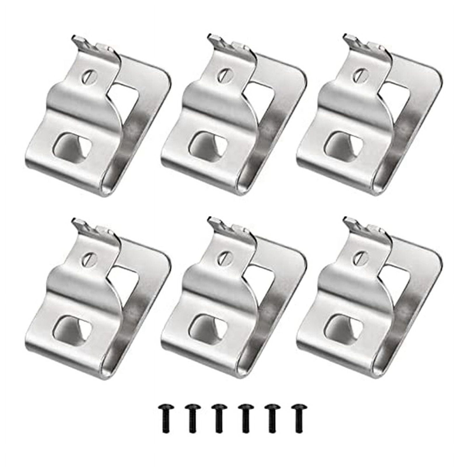 ckepdyeh Belt Clip, 6Pcs Stainless Steel Drill Tool Clips Hook Kit with ...