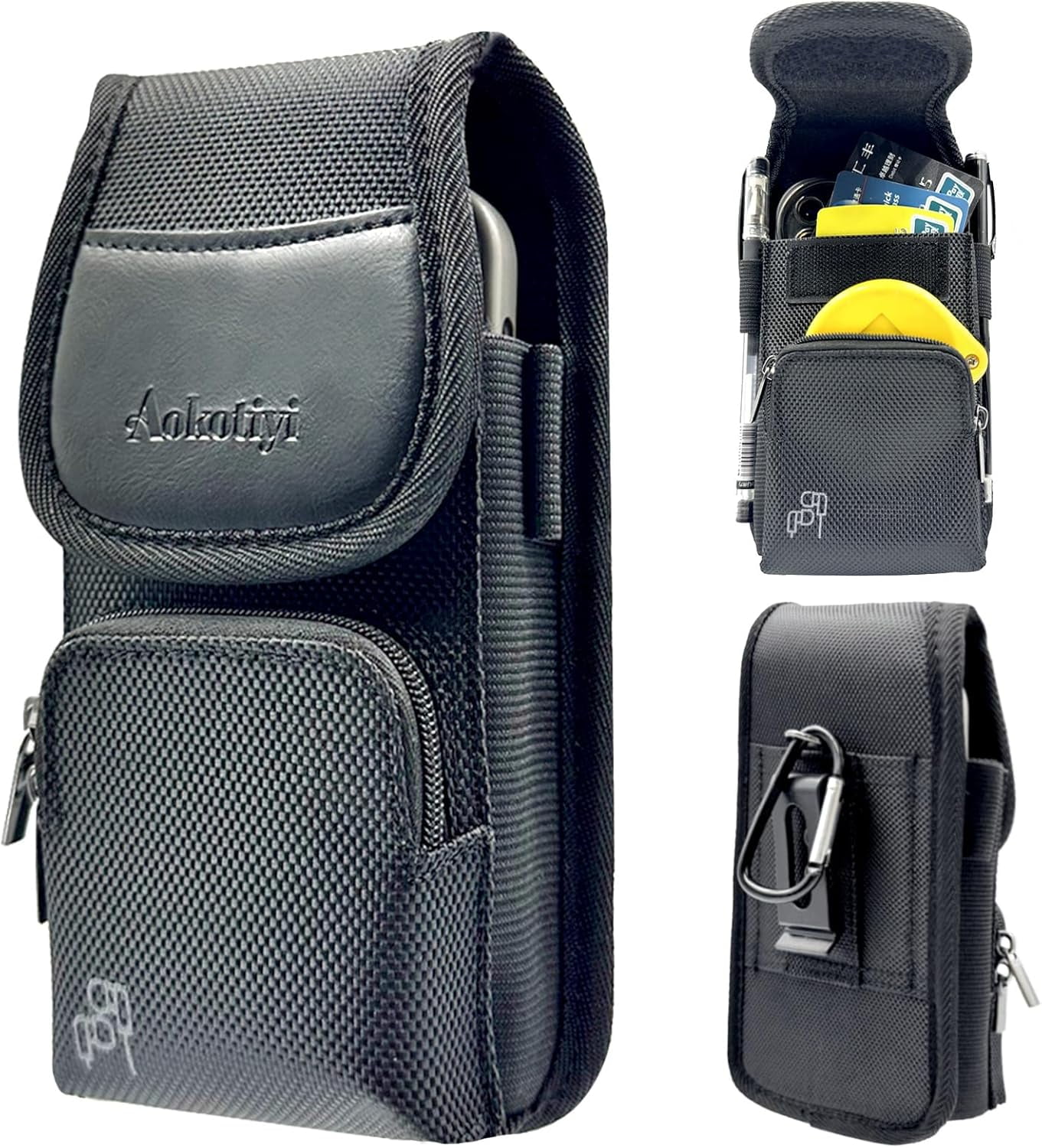 Belt Clip Pouch，Cell Phone Belt Holster for iPhone 17 Plus/Pro Max/16 ...