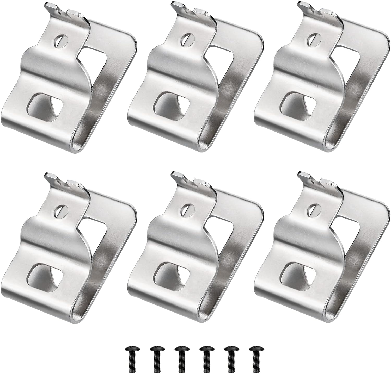 Belt Clips for Dewalt, 6pcs 304 Stainless Steel Drill Tool Clips with ...