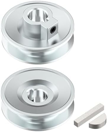 Belt Drive Contractor Table Saw 2 1/2" Pulley Group with Keys ...