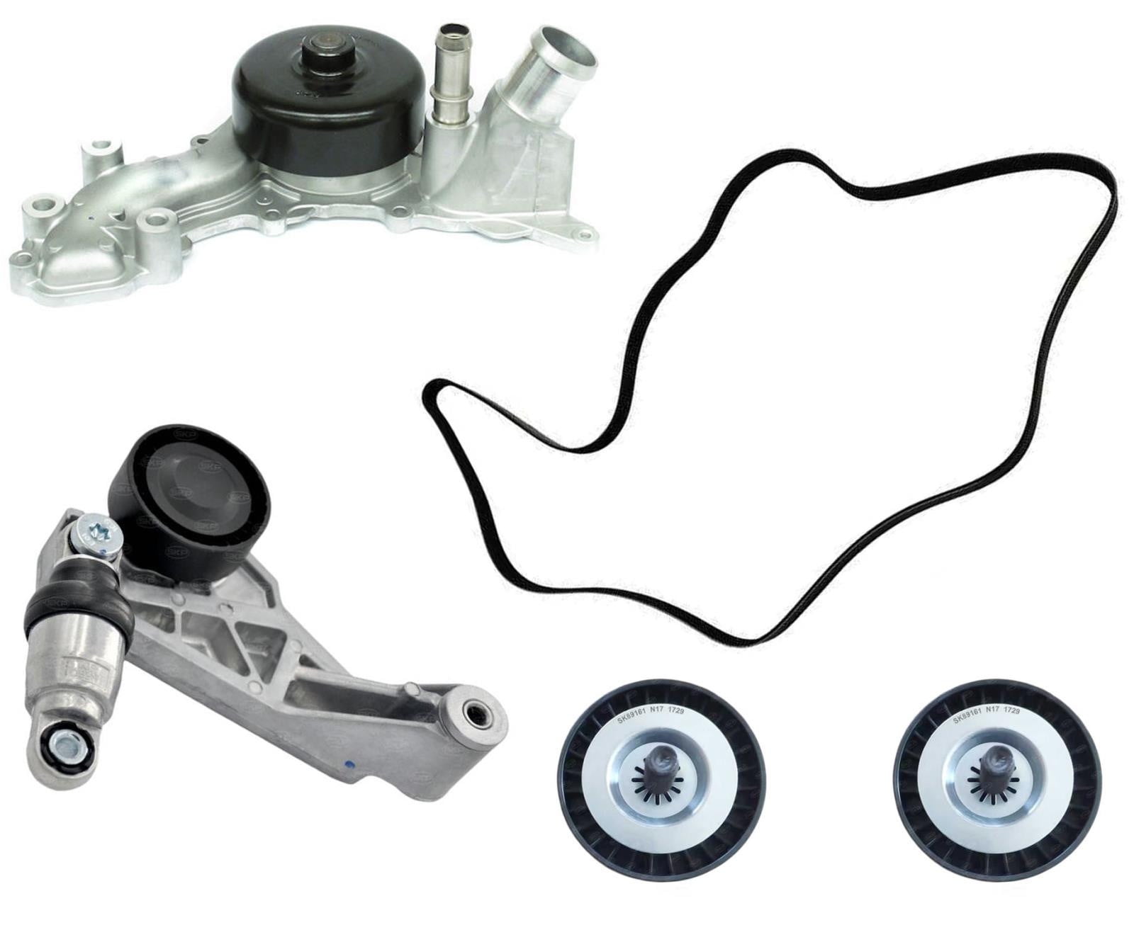 Belt Driven Engine Water Pump Hydraulic Tensir & Belt for Jeep for ...