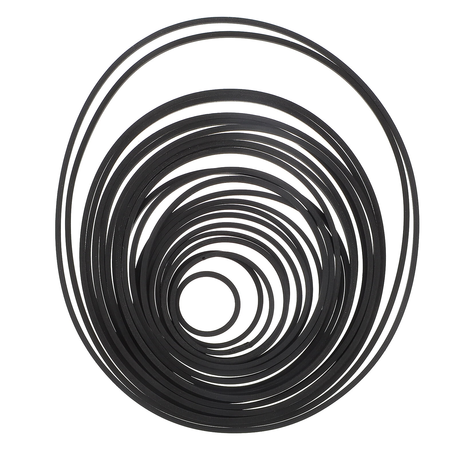 BESTONZON Record Player Drive Belt Recorder Belt Rubber Black for ...