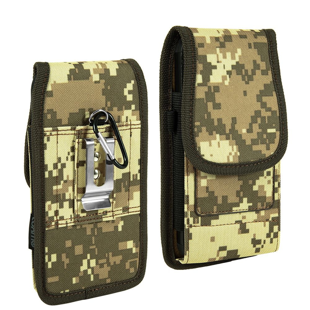 Belt Holster Case for Sharp Rouvo V (Verizon) - Vertical Rugged Nylon ...