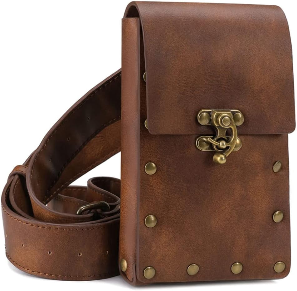 Belt Pouch Waist Bag Fanny Pack Medieval Vintage Phone Holder Holster ...