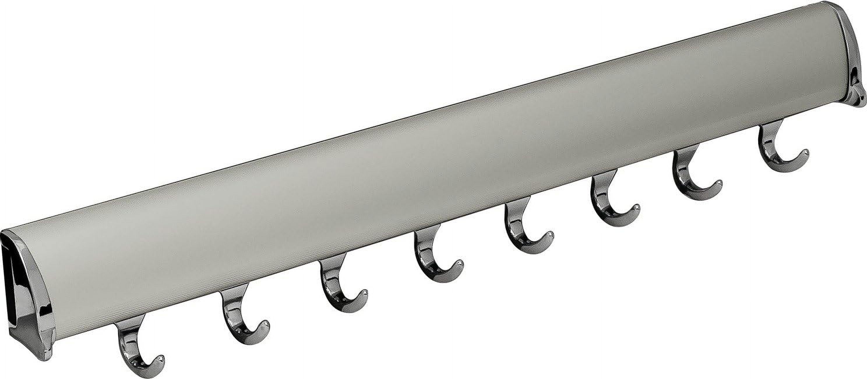 Belt Rack by , Synergy Collection (Matt Aluminum with Chrome, 8 Hook ...