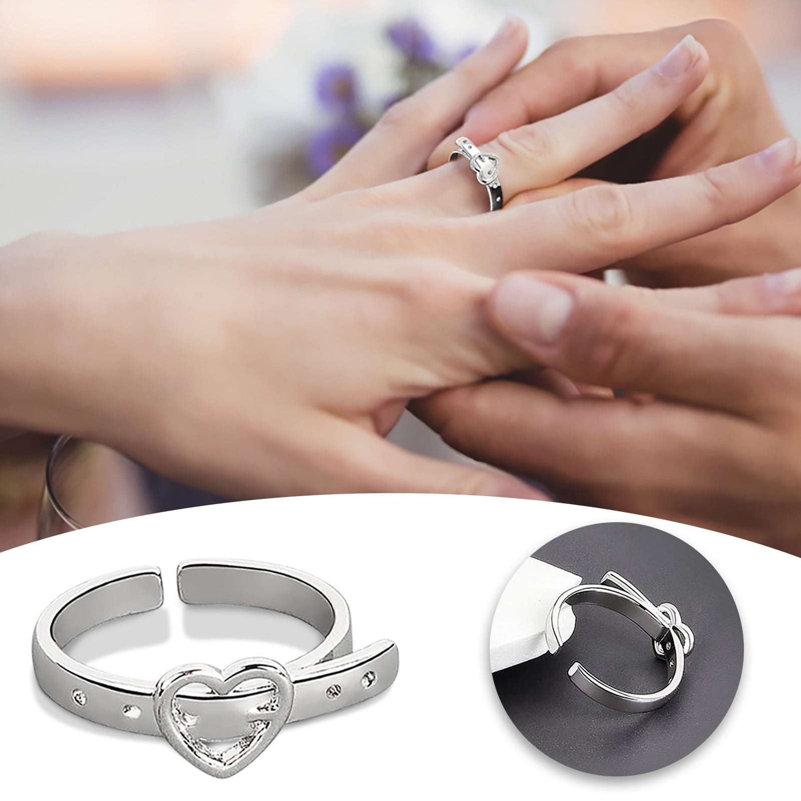 Belt Ring Women's Fashion Personality Design Sense Finger Ring, Ring ...