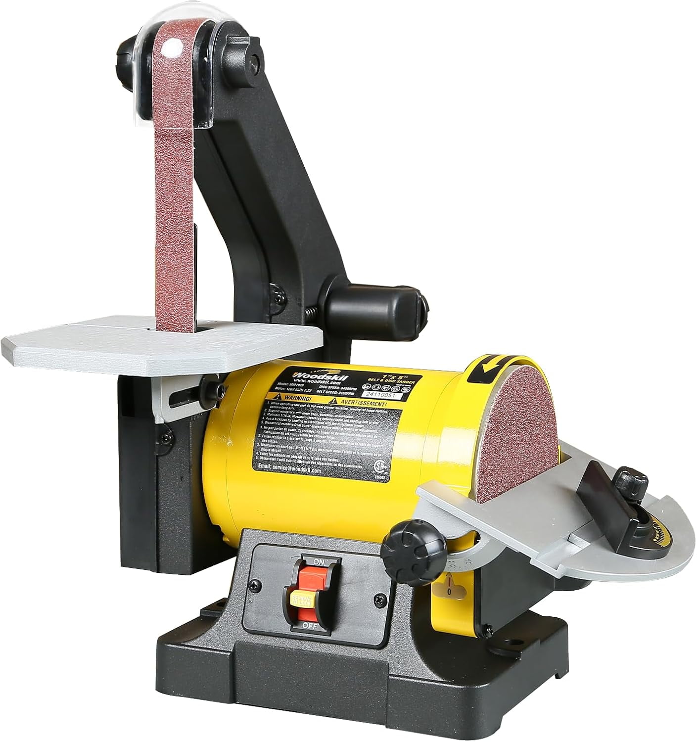 Belt Sander, 1 in. x 30 in. Belt Sander and 5 in. Disc Sander, Disc ...