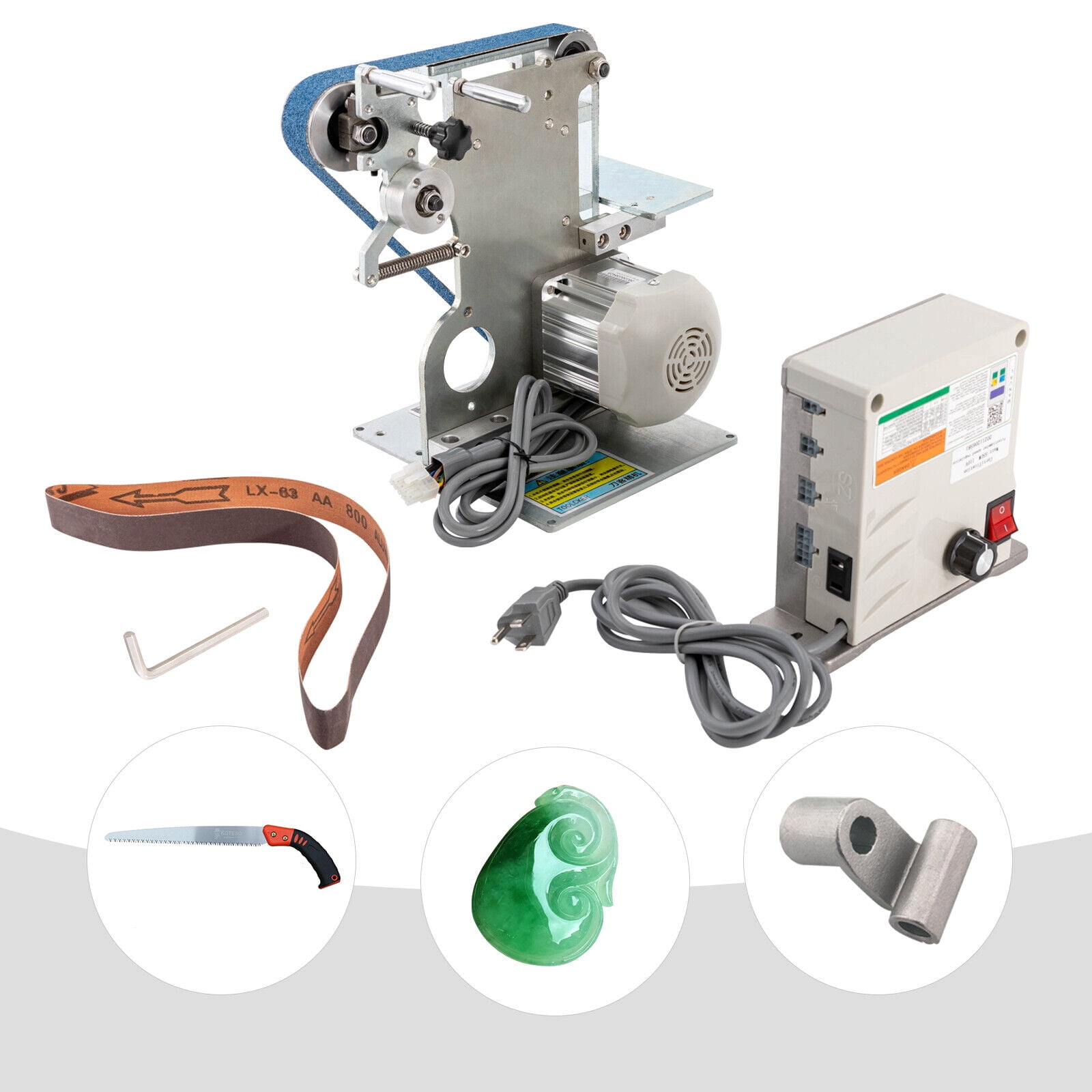 Belt Sander Electric Belt Grinder Machine Belt Polisher Sharpener ...