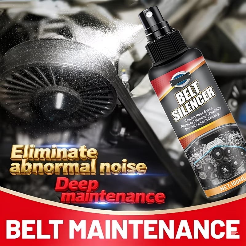 Belt Silencer Spray Belt Dressing Conditioner 100ml Reduces Noise Wear ...
