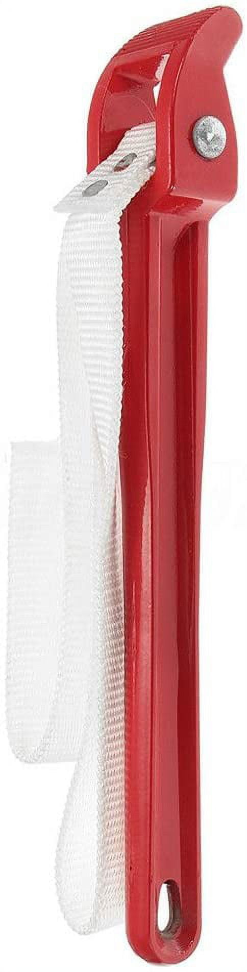 Belt Strap Wrench Removable Anti-Slip Oil Filter Grip Wrench Aluminum ...