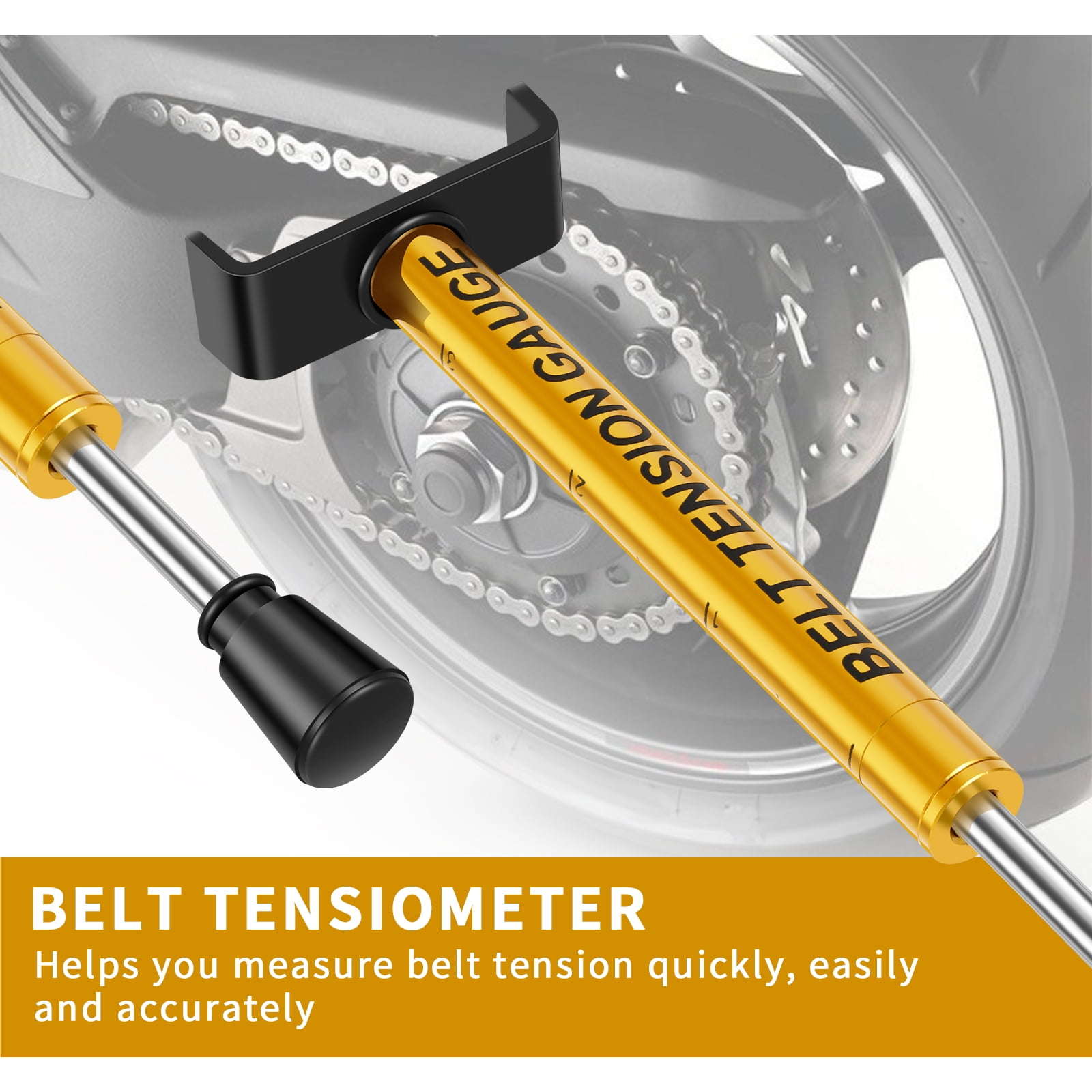 Belt Tension Gauge Metal Belt Gauge Tool with U Shaped Holder ...