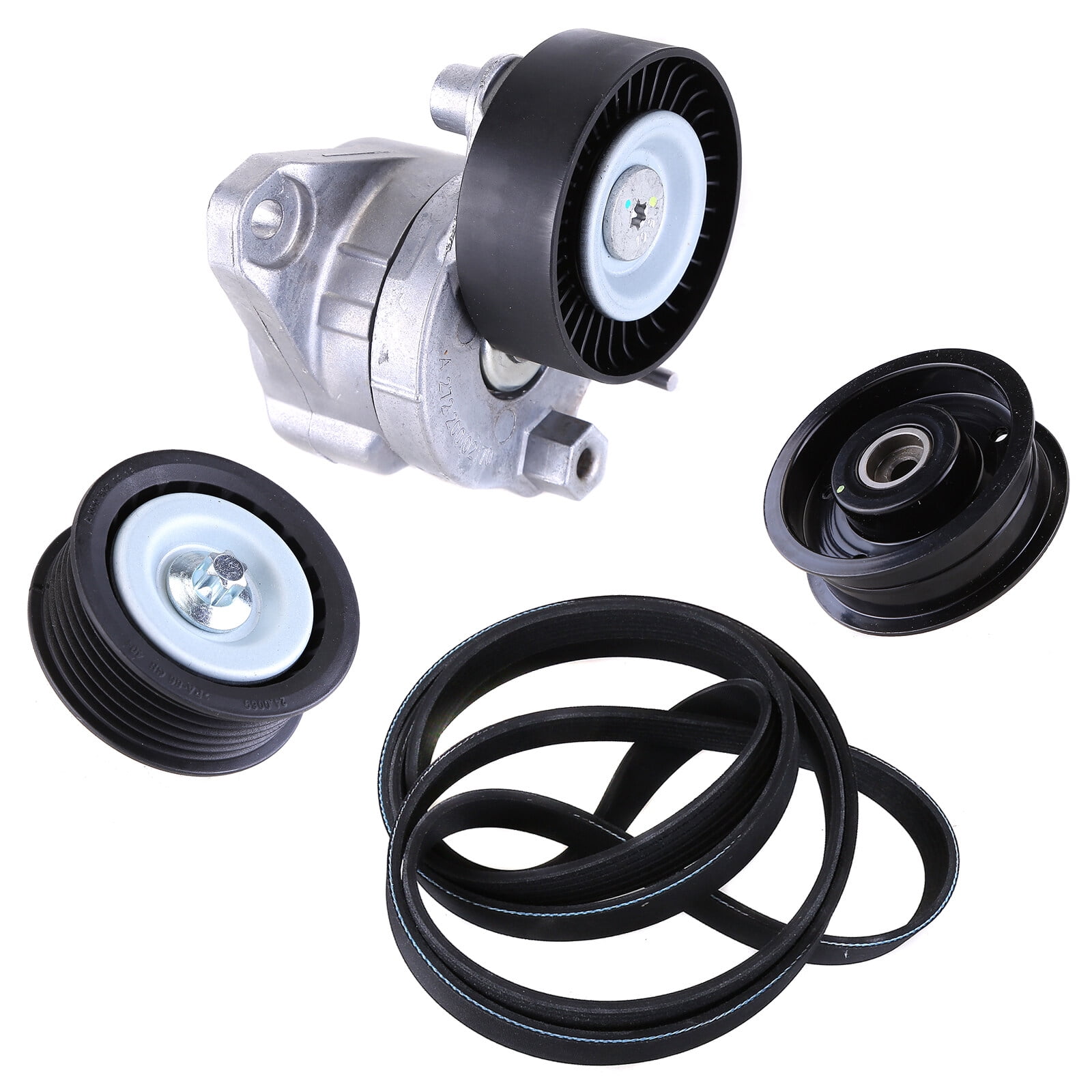 Belt Tensioner Pulley Kit Compatible for Mercedes-Benz C300 C350 E350 ...