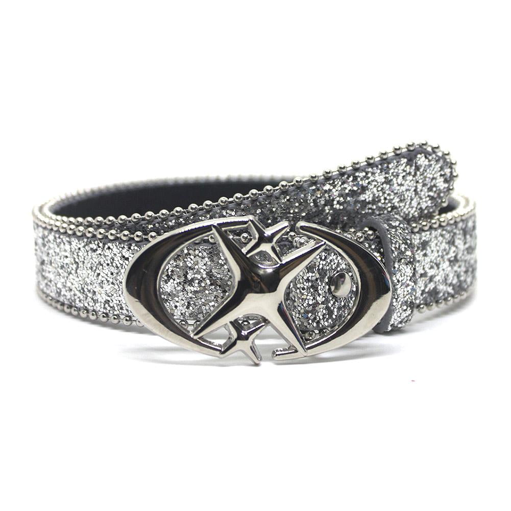 Belt Women Star Moon Stone Fashion PU Leather Belt New T2 Fast I3Q9 ...