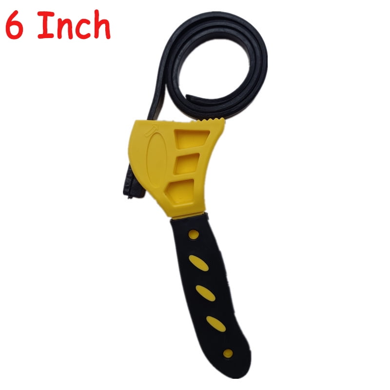 Belt Wrench Adjustable Oil Filter Jar 6inch 8inch Opener Pipe ...