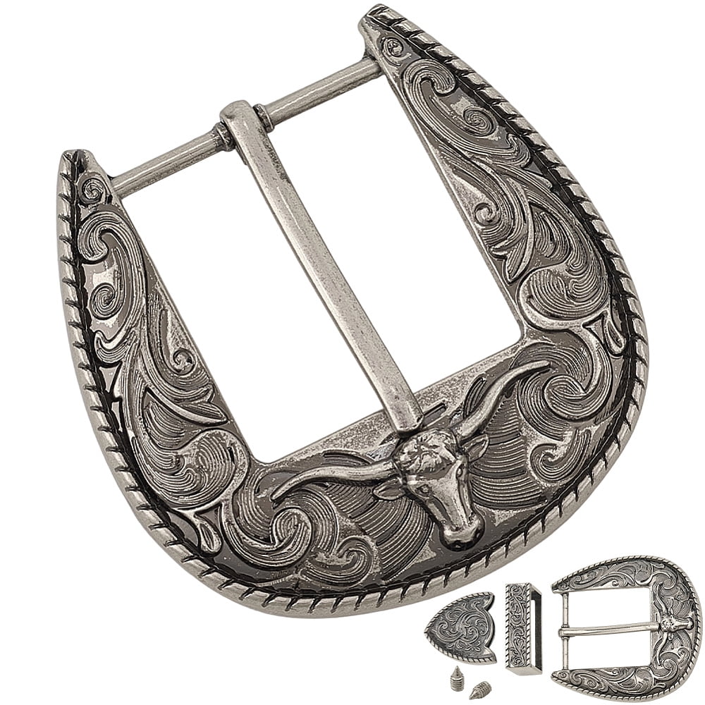 Belt Zinc Alloy Buckle Sets include Roller Buckle Rectangle Slide Charm ...