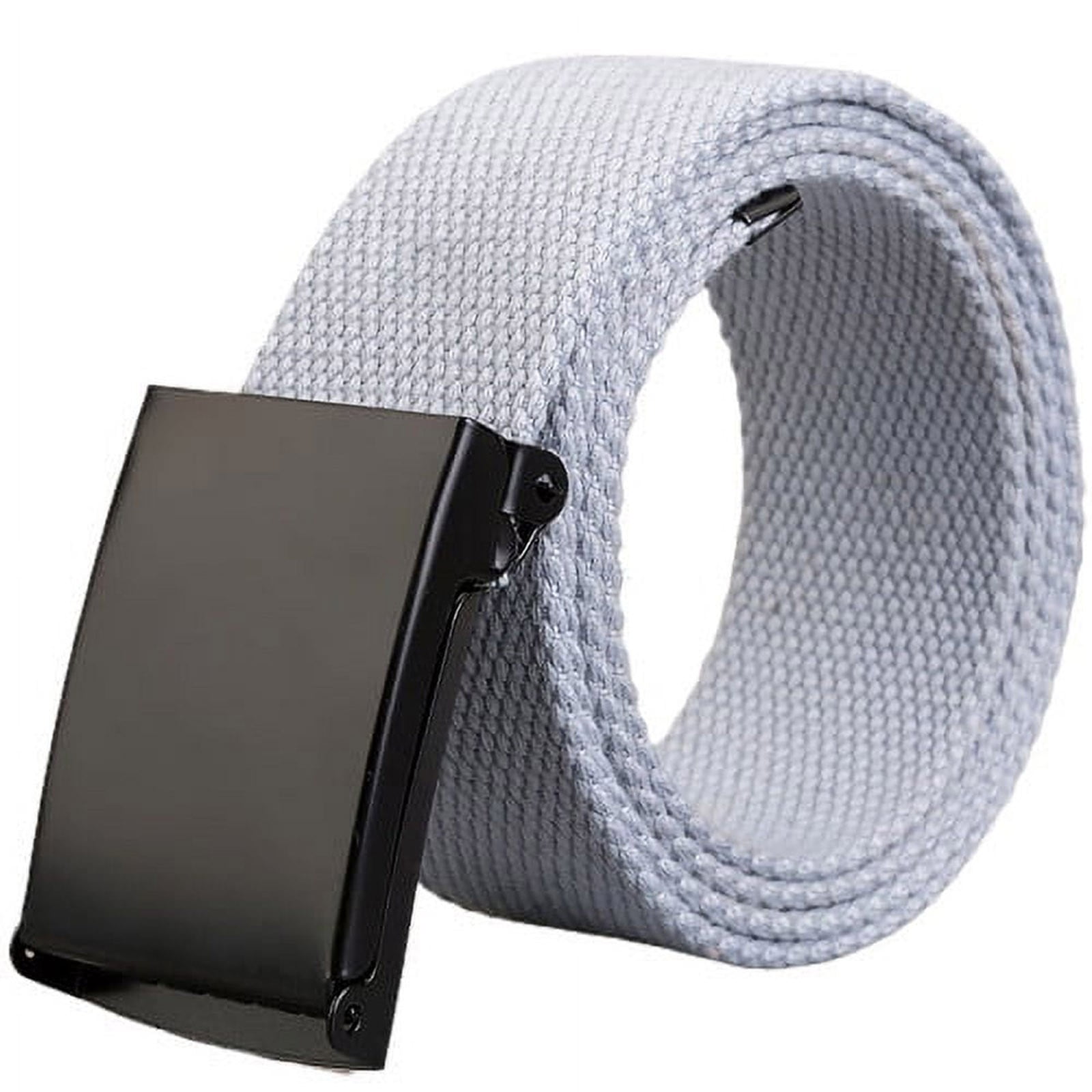 Belt for Women Men Cut To Fit Canvas With Top Solid Color Buckle ...