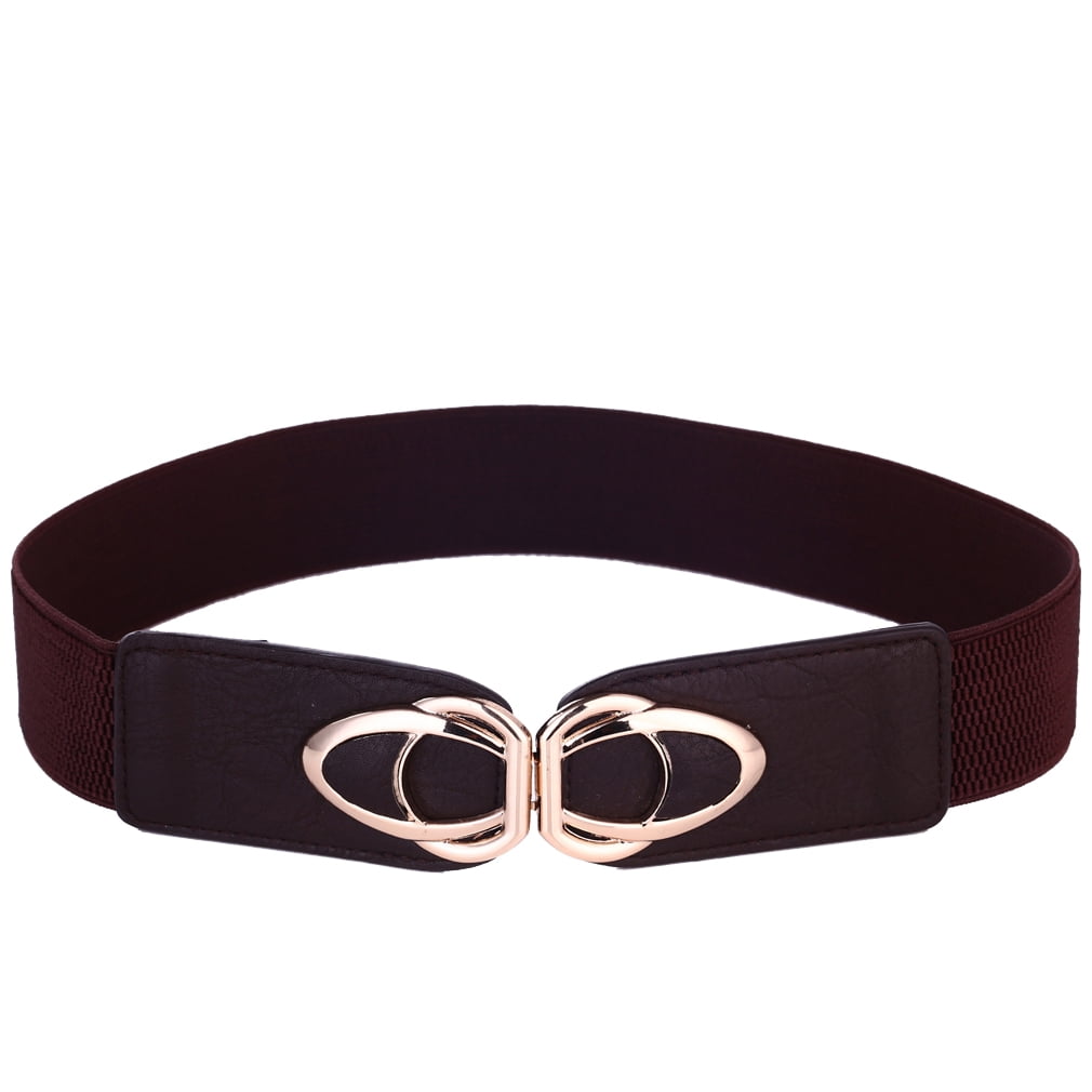 Beltox Fine Womens Elastic Stretch Cinch Belts, Multiple Colors ...