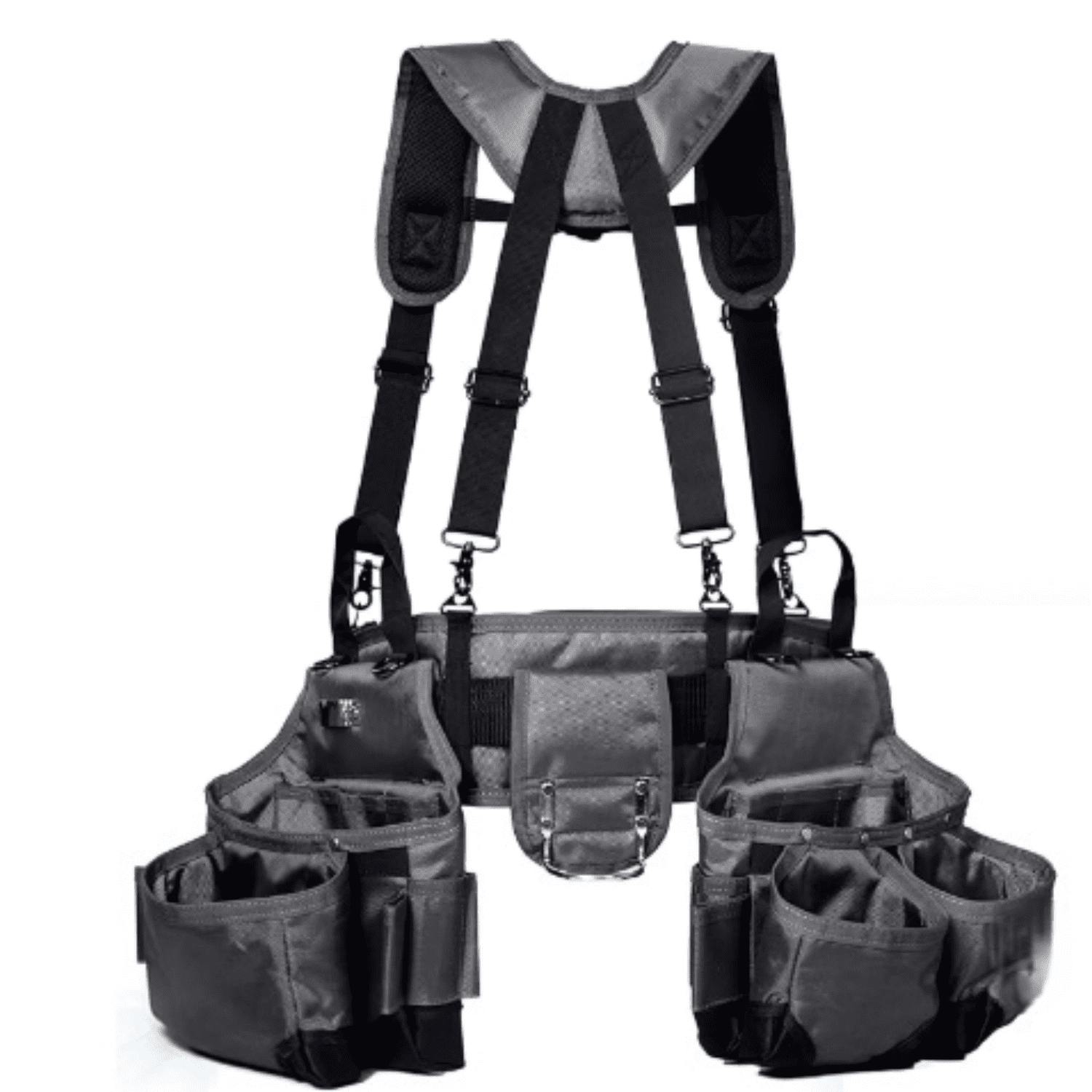 Belts for Men with Suspenders and Magnetic Tool Pouch.Heavy Duty ...