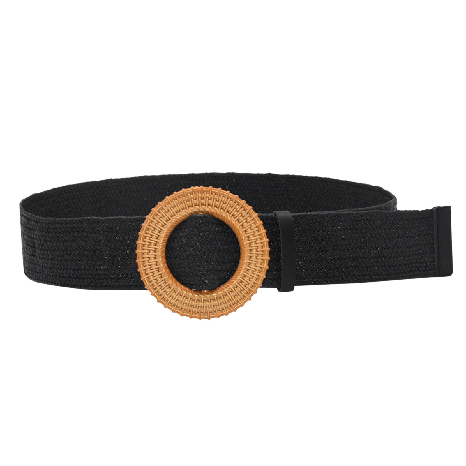 Belts for Women Dresses Woven Elastic Stretch Wide Waist Belts With ...
