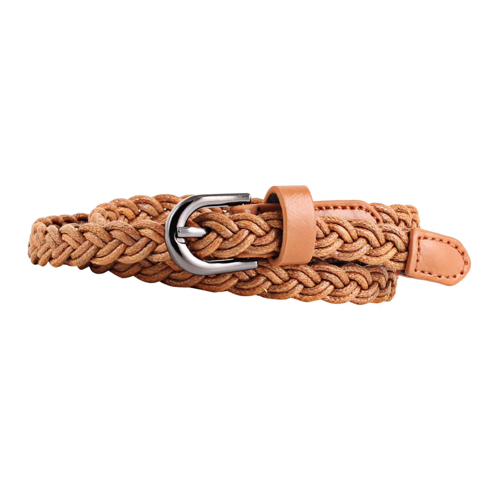 Belts for Women Elastic Classic Vintage Wax Rope Clothing Braided Pin ...