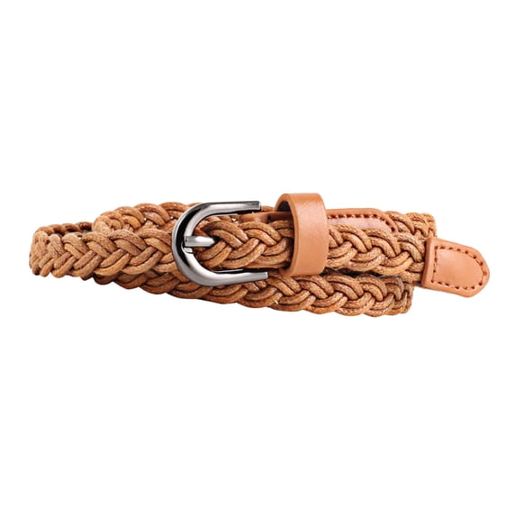 Belts for Women Elastic Classic Vintage Wax Rope Clothing Braided Pin ...