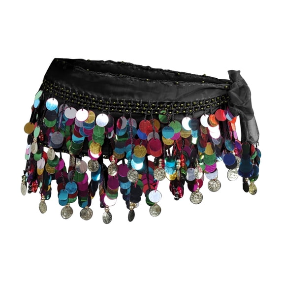 Belts for Women Fashion Carnival Sequin Tassel Waist Chain Hip Scarf ...